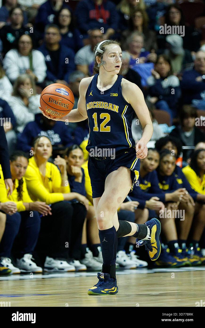 UNCASVILLE, CT - NOVEMBER 21: Syla Swords #12 of the Michigan ...