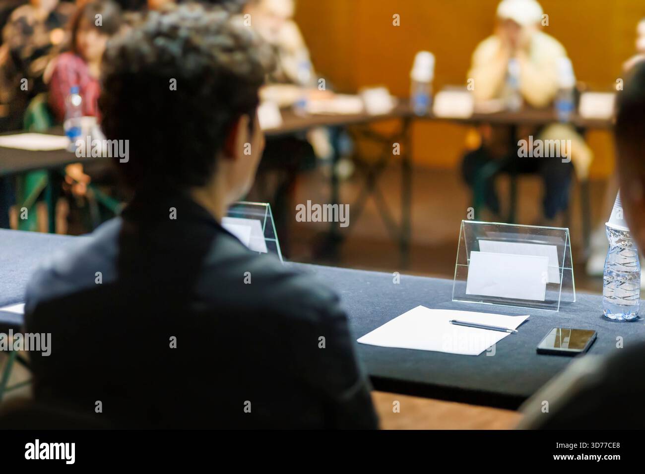 Attendee formal conference table hi-res stock photography and images ...