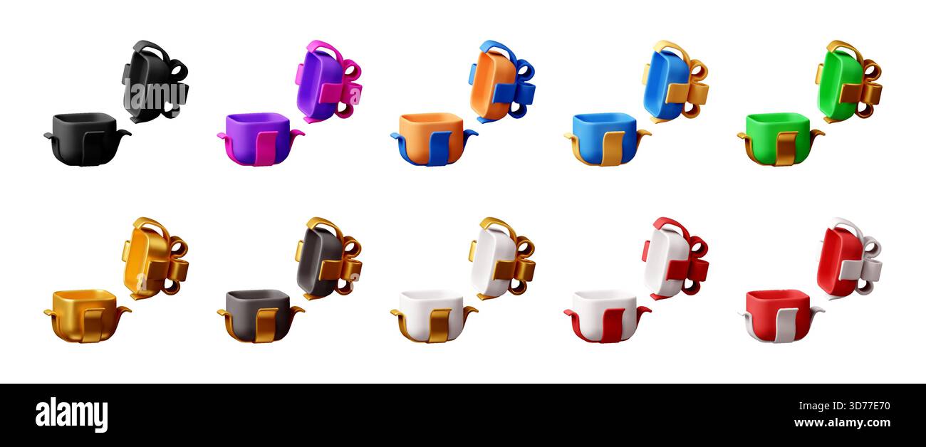 Set valentine empty boxes Stock Vector Images - Alamy