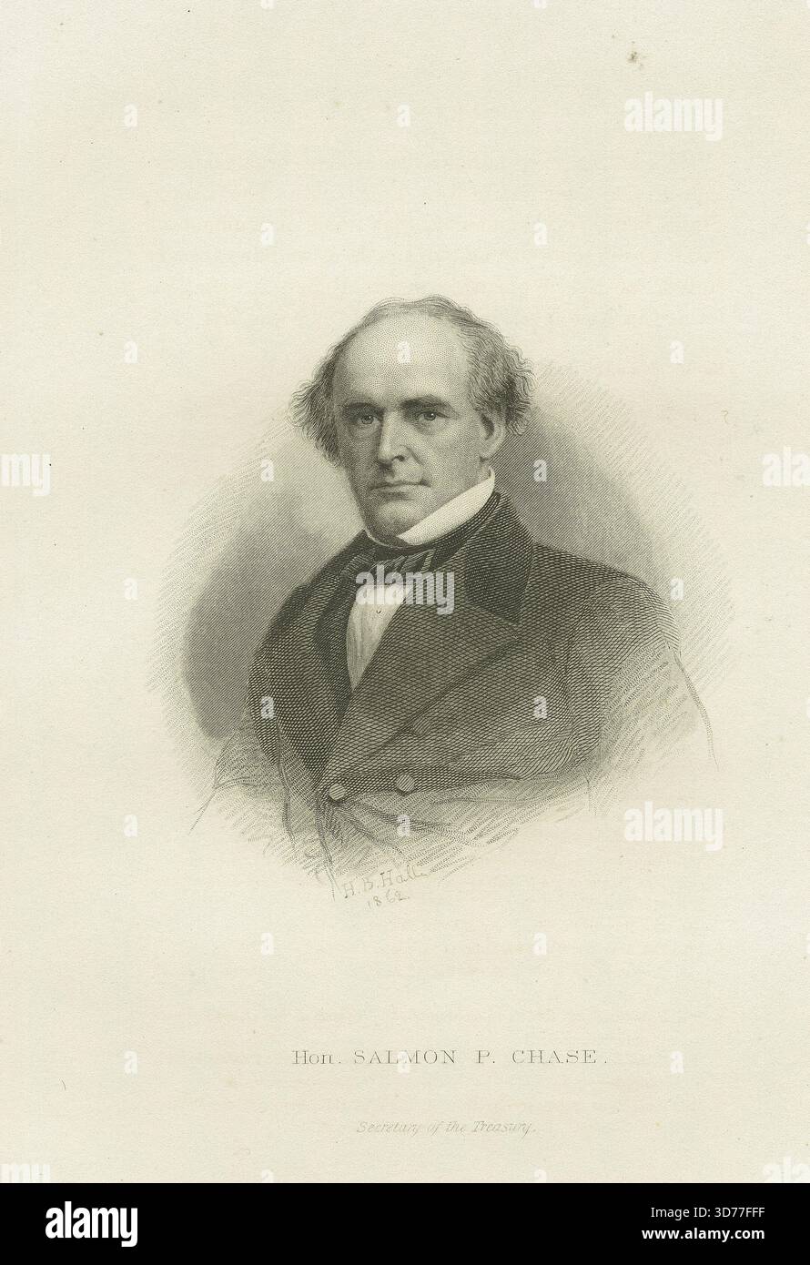 Hon. Salmon P. Chase, 1861 - 1880, New York (State), History, Chase ...