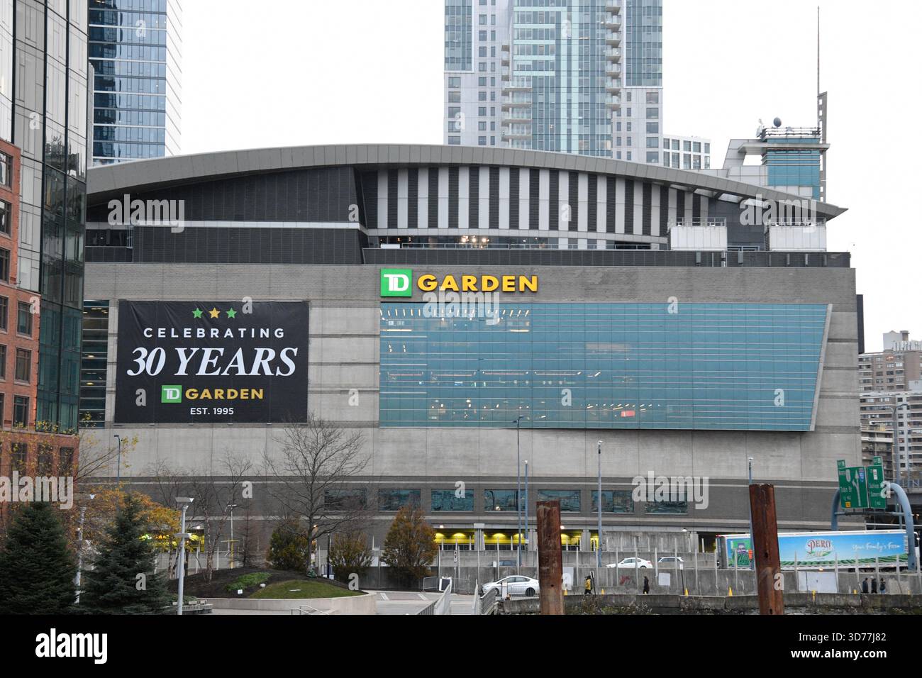 BOSTON, MA - NOVEMBER 23: A general view of the exterior of TD Garden ...
