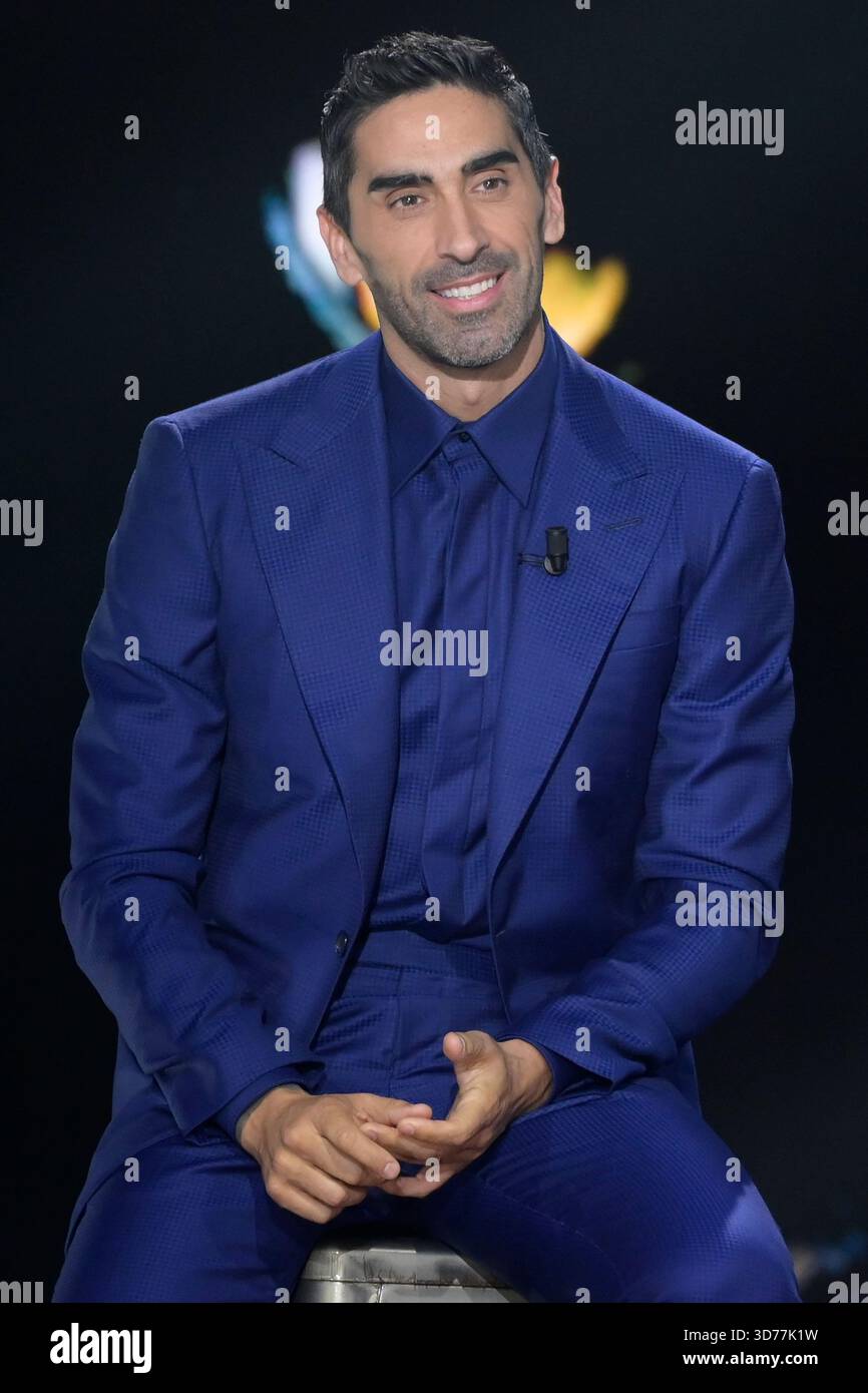 Filippo Magnini attends the fourth episode of Rai tv program Belve 2025 ...