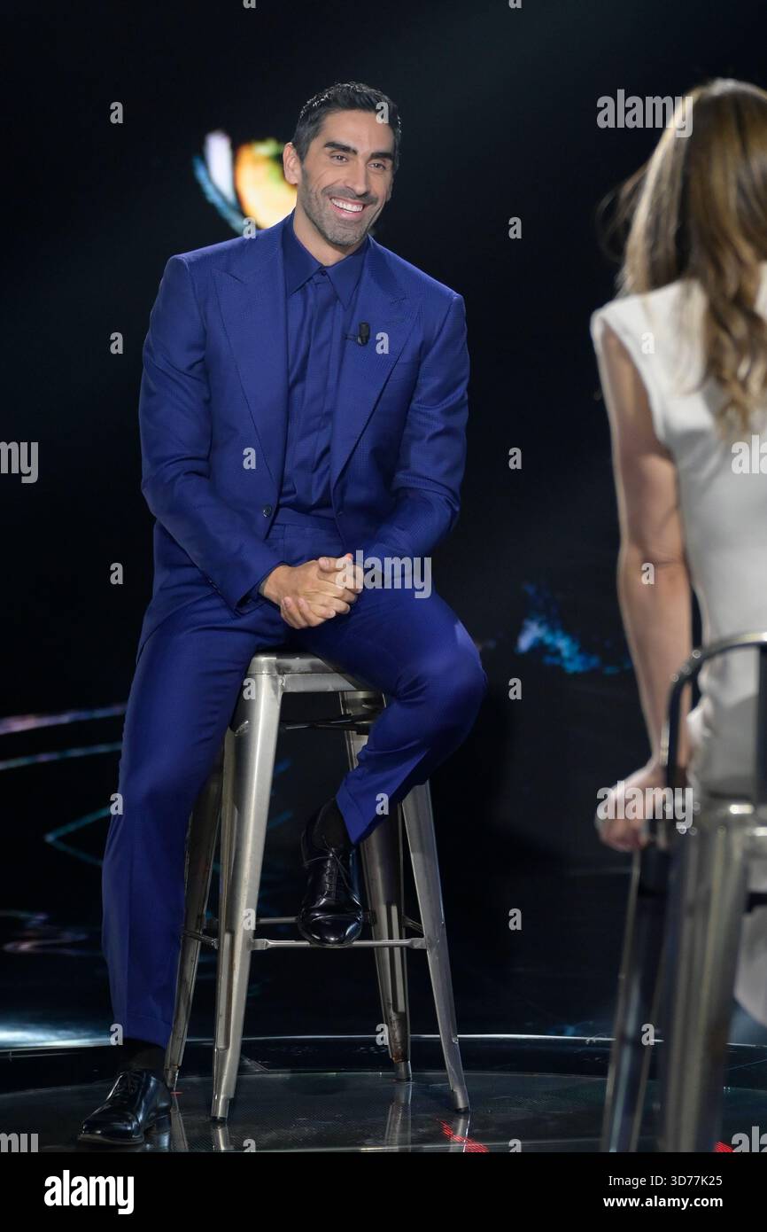 Filippo Magnini attends the fourth episode of Rai tv program Belve 2025 ...