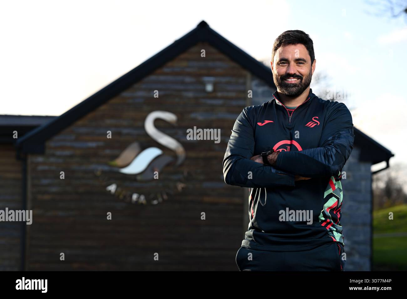 Vitor Matos is unveiled as the Swansea City Manager at the Fairwood ...