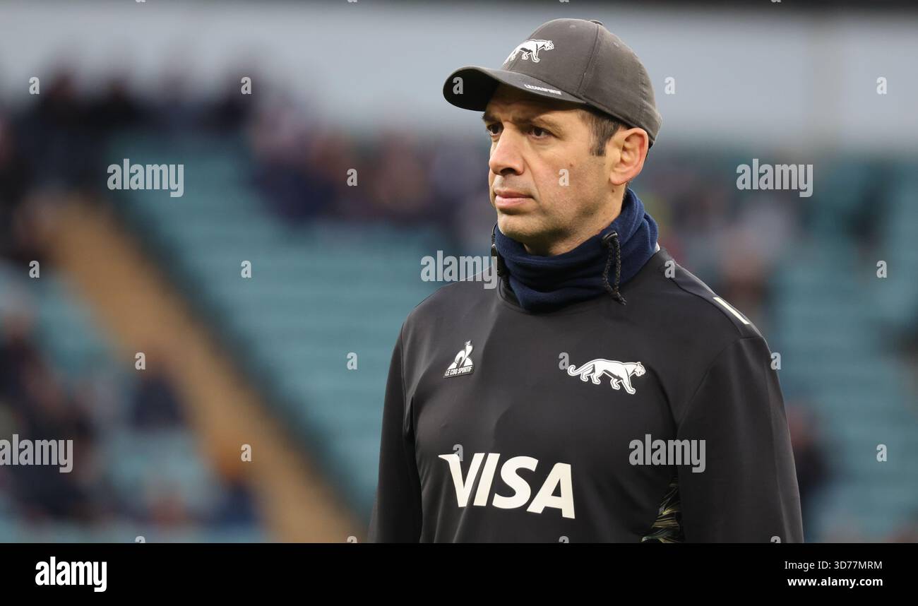 Esteban Meneses Assistant Coach of Argentina during Quilter Nations ...