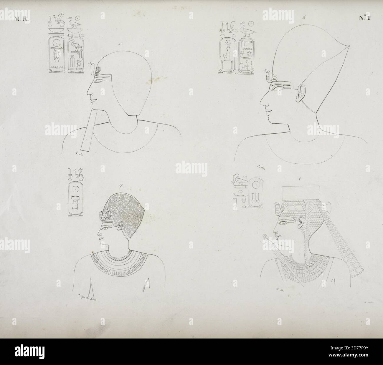 Fig. 5. Thutmose II. Fig. 6. Hatshepsut. Fig. 7. Thutmose IV. Fig. 8 ...