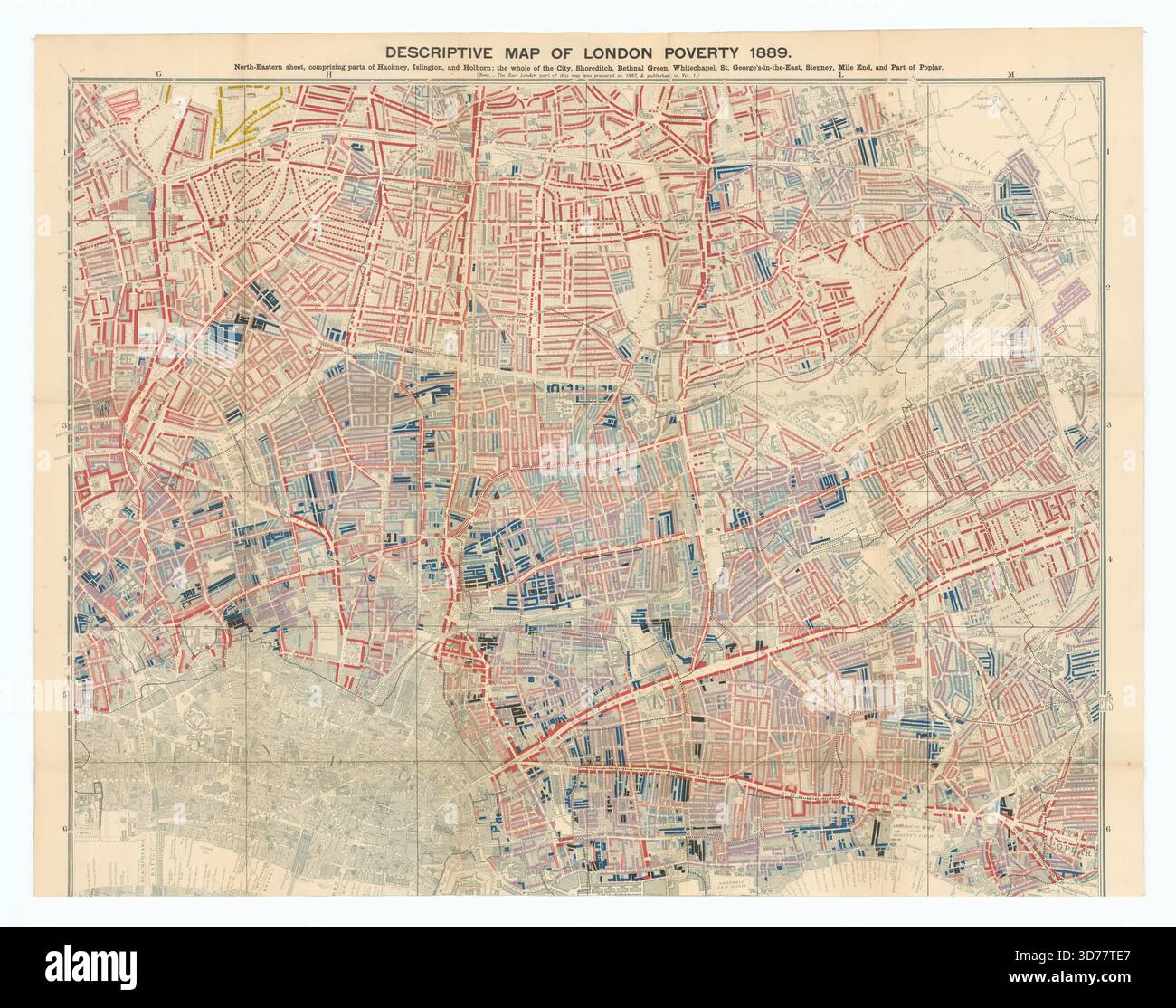 Booth poverty map east end hi-res stock photography and images - Alamy