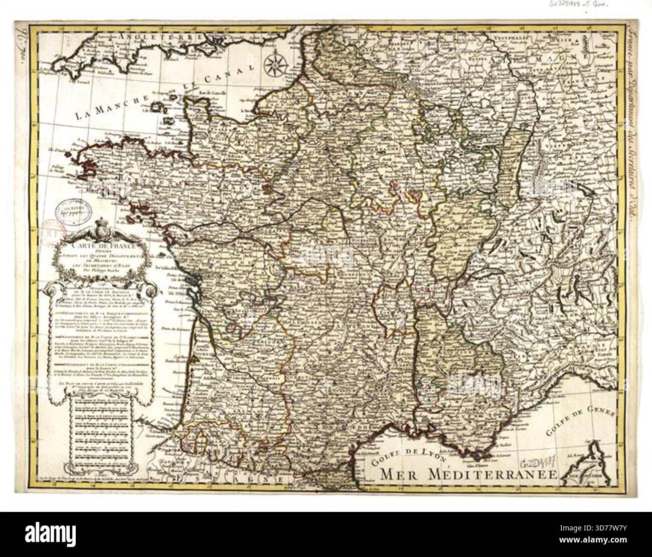 17th century france map hi-res stock photography and images - Alamy