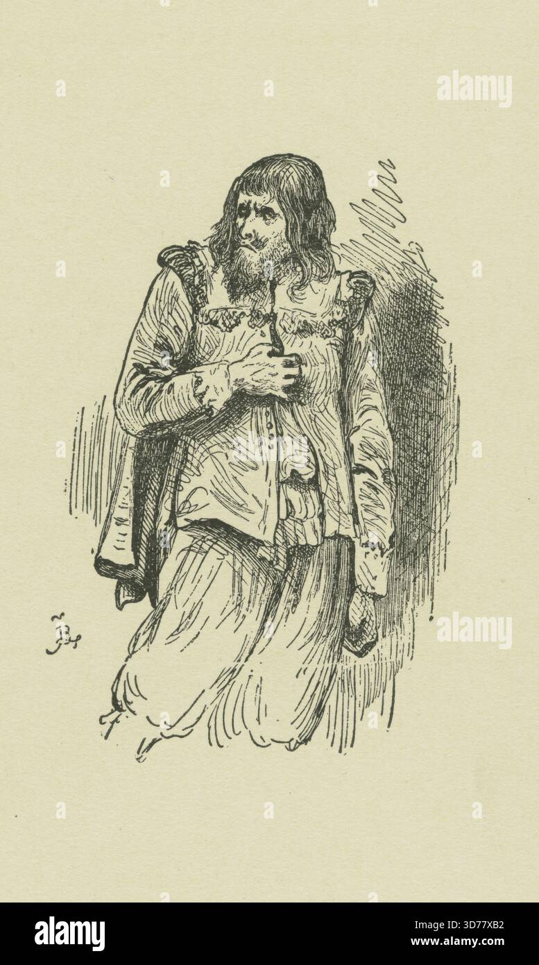 Then stood forth Envy,' a print by Frederick Barnard issued in 1895 ...