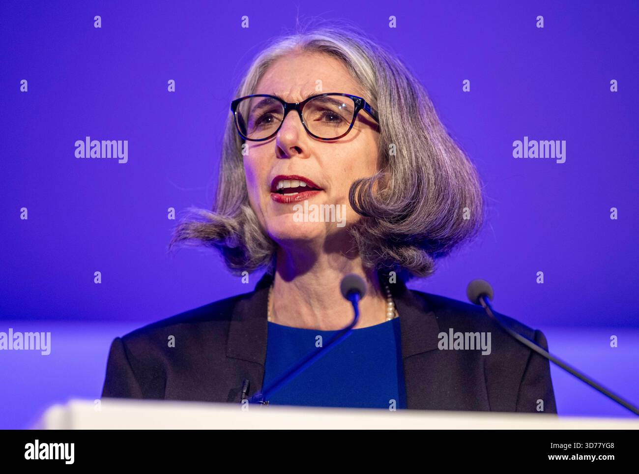 London, UK 24 Nov 2025 Rain Newton-Smith, Chief Executive, CBI, speaks at the CBI Conference in ...