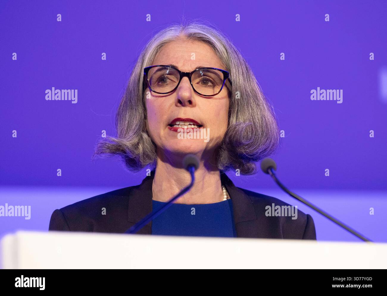 London, UK 24 Nov 2025 Rain Newton-Smith, Chief Executive, CBI, speaks at the CBI Conference in ...