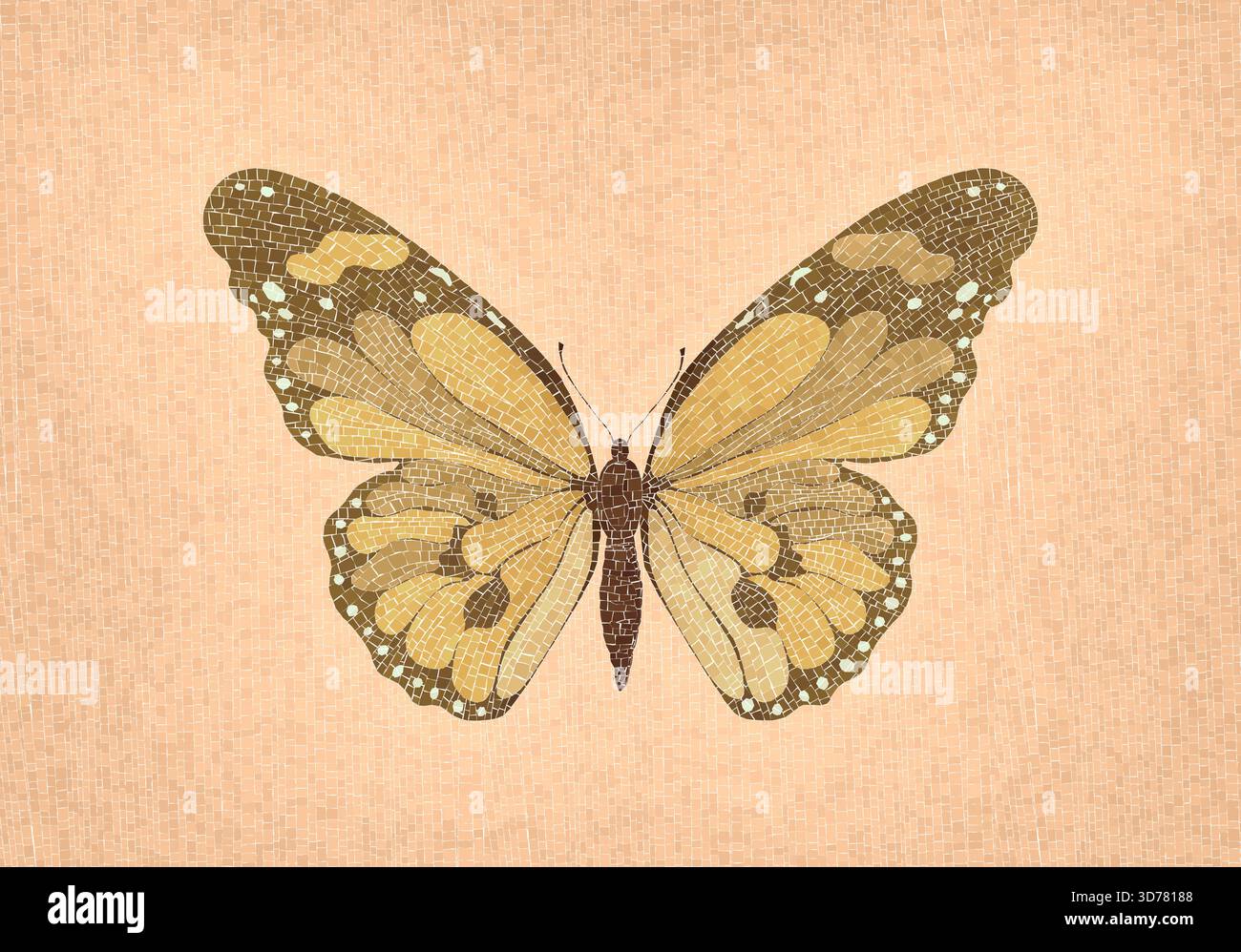 Mosaic art butterfly vector composition Stock Vector Image & Art - Alamy