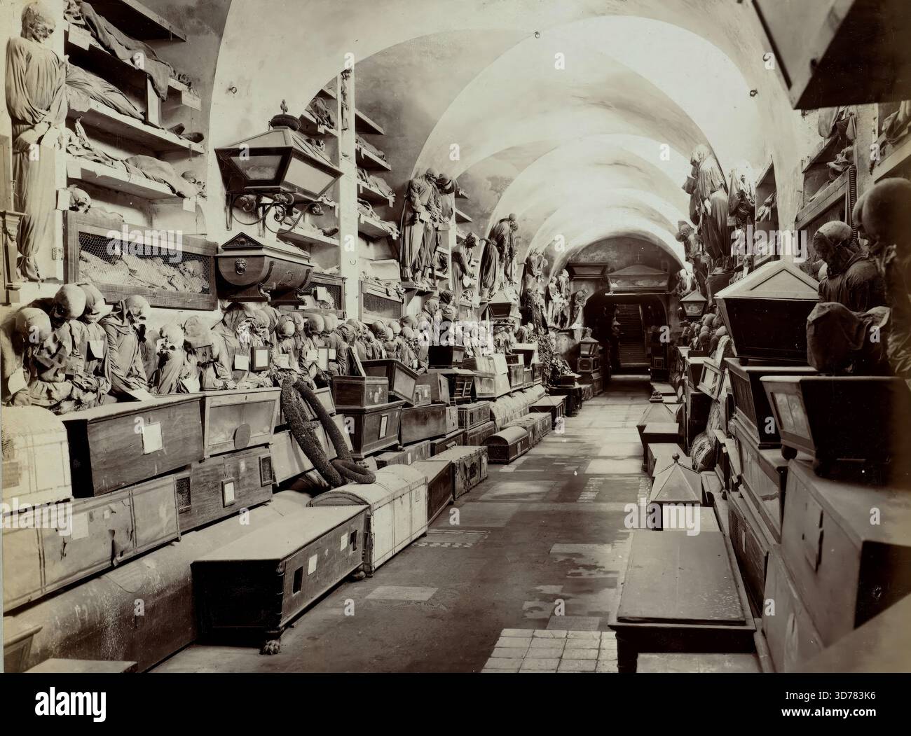 Capuchin Catacombs, Le Catacombe dei Cappuccini, extensive crypt ...