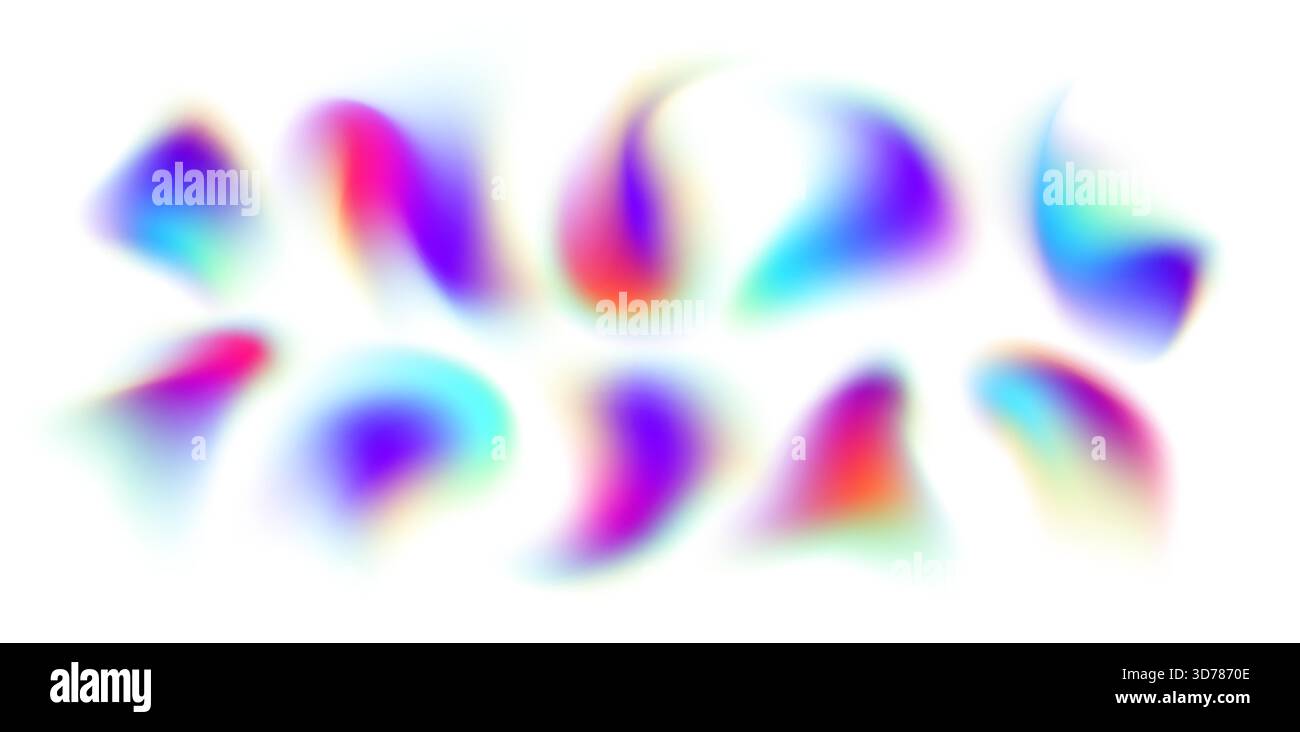 Organic abstract blurry shapes Stock Vector Images - Alamy