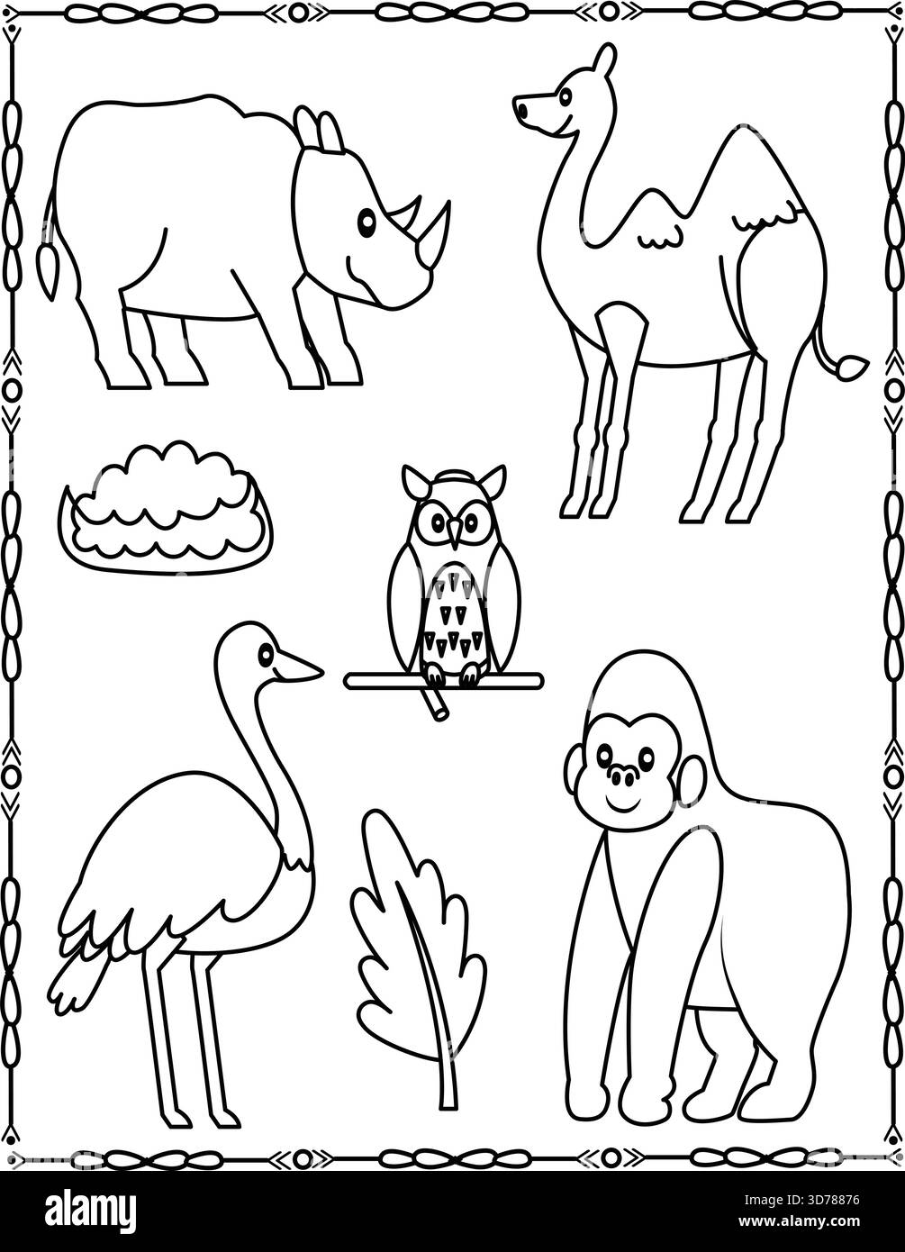 Animal activity printable Stock Vector Images - Alamy