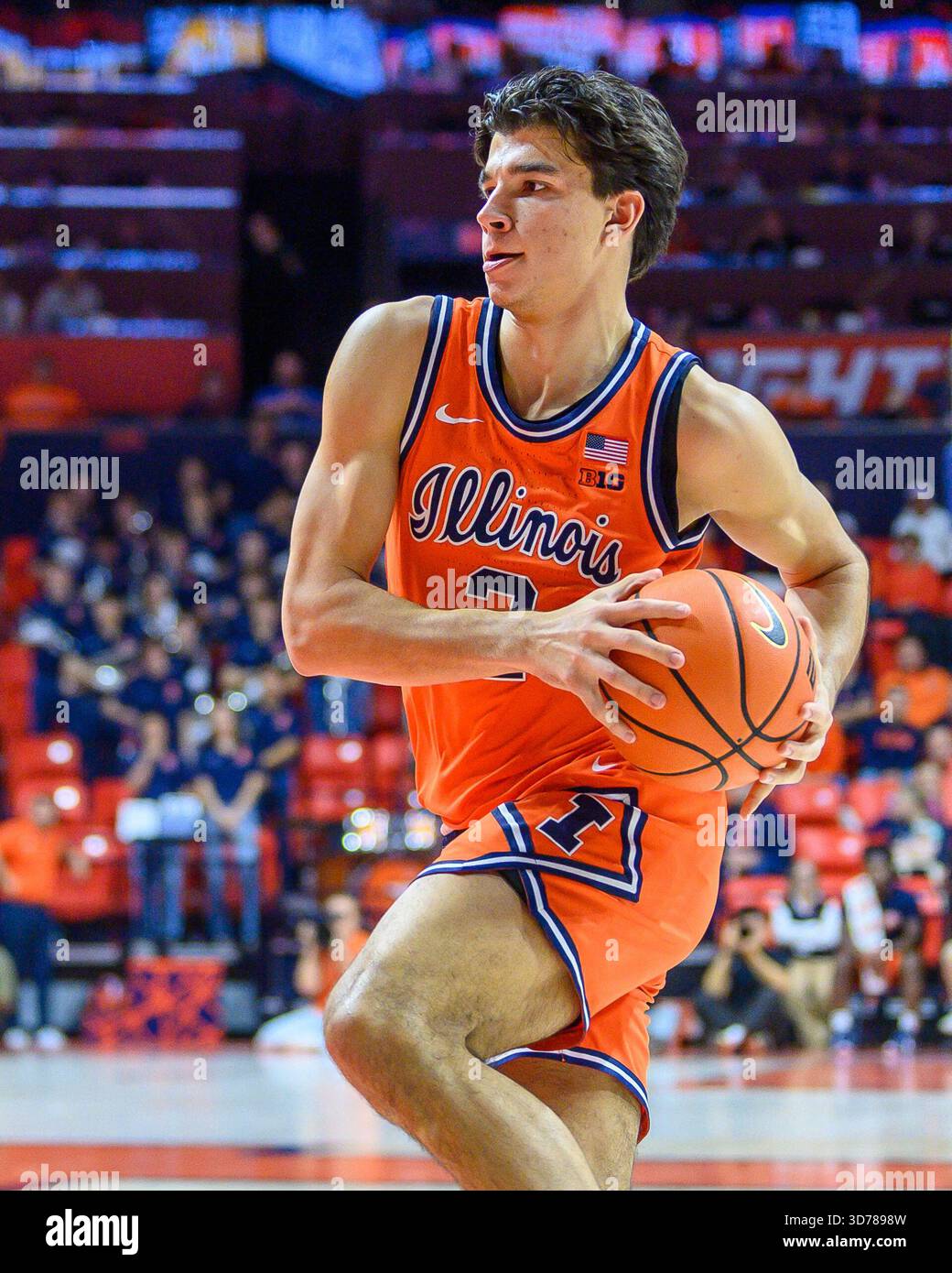 Illinois' Andrej Stojakovic during the first half of an NCAA college ...