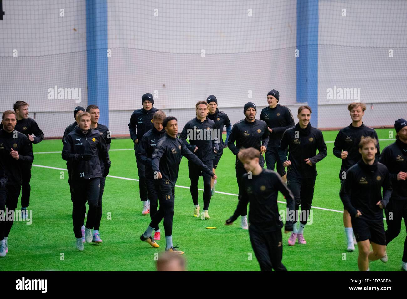Bodø 20251124. Patrick Berg at the training for Bodø/Glimt in ...