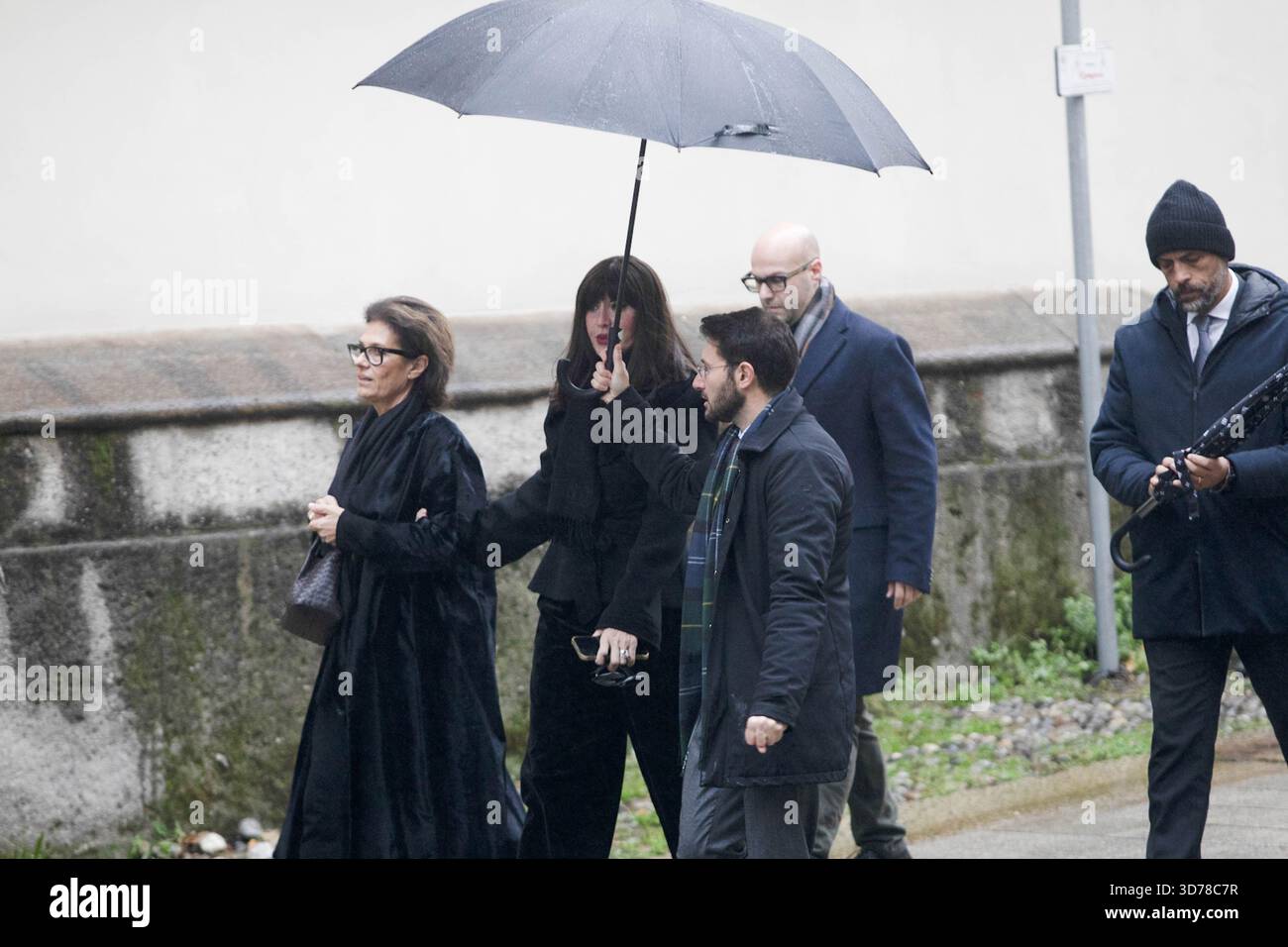 Milan, Funeral of Ornella Vanoni in the church of San Marco in the ...