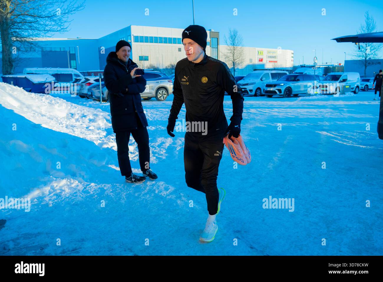Bodø 20251124. Jens Petter Hauge at the training for Bodø/Glimt in ...