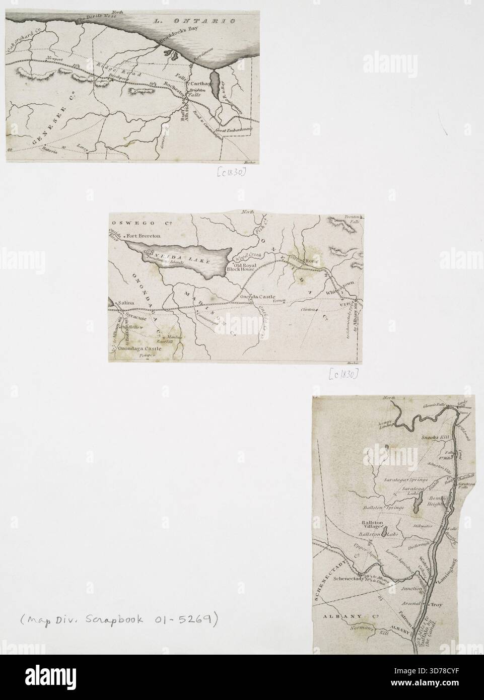 Erie Canal, New York, 1830., 1830 ., New York, Erie Canal (N.Y.)., 3 ...