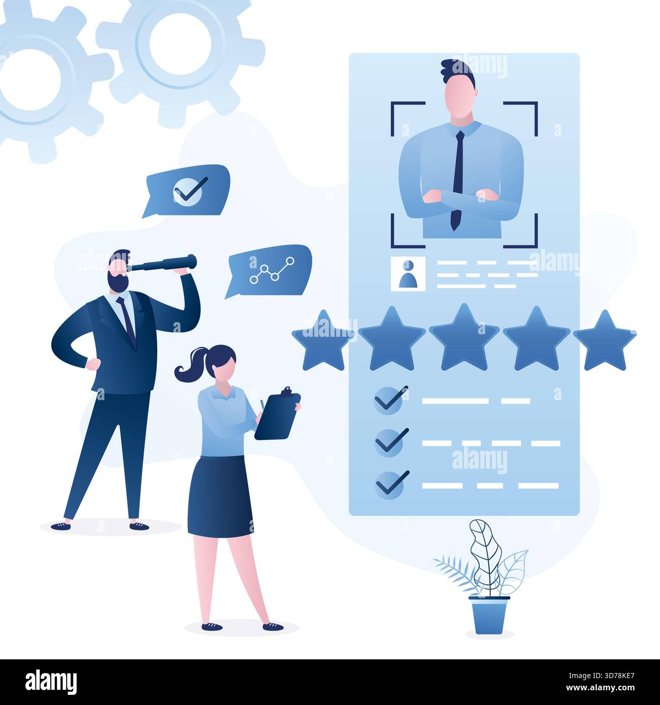 High profile job Stock Vector Images - Alamy