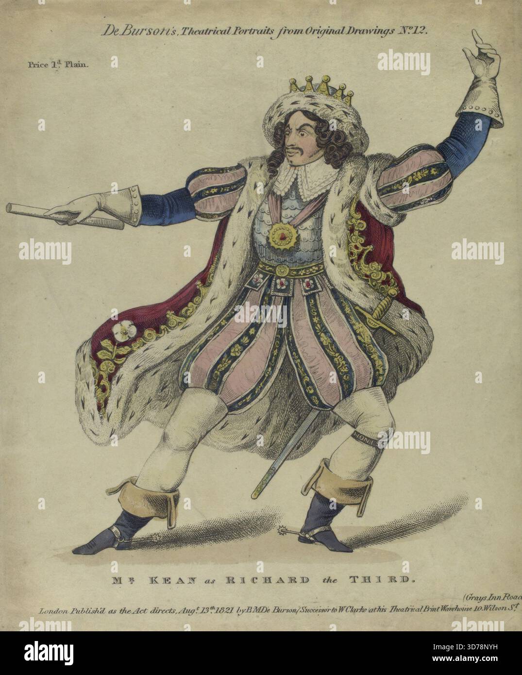 Features actor edmund kean hi-res stock photography and images - Alamy