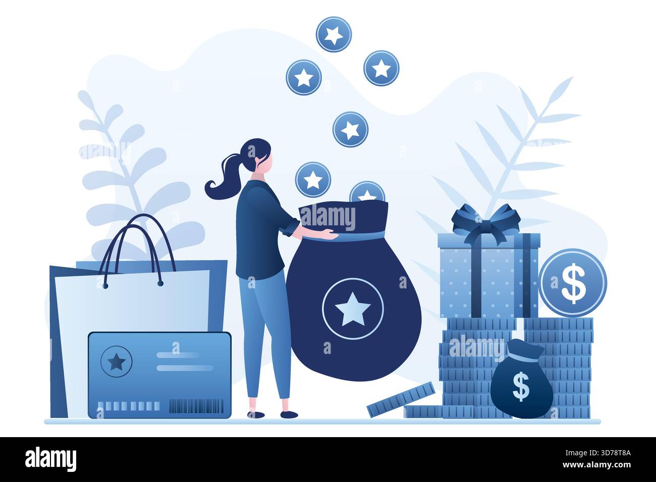 Woman consumer Stock Vector Images - Alamy