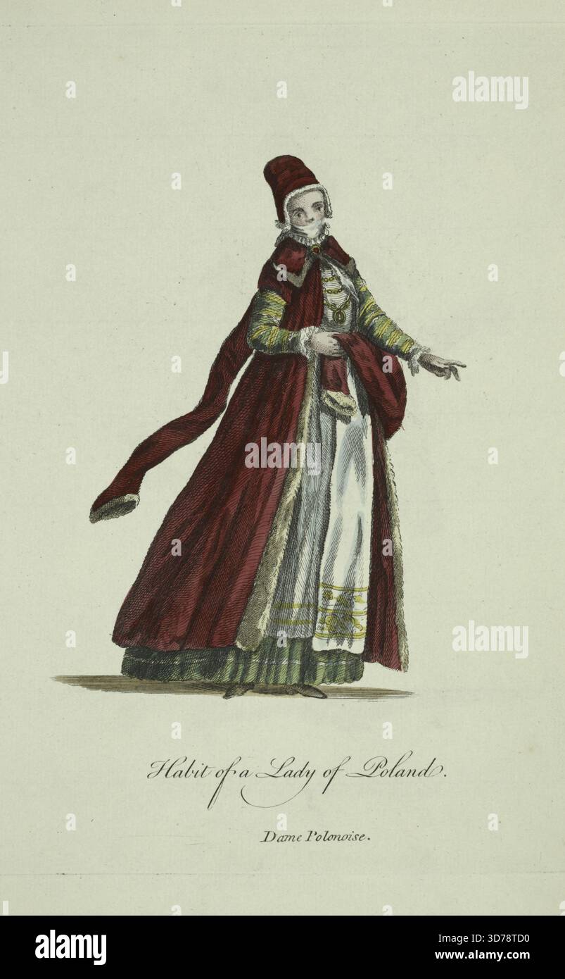 Habit of a lady of Poland. Dame Polonoise.' by Hans Weigel, published ...
