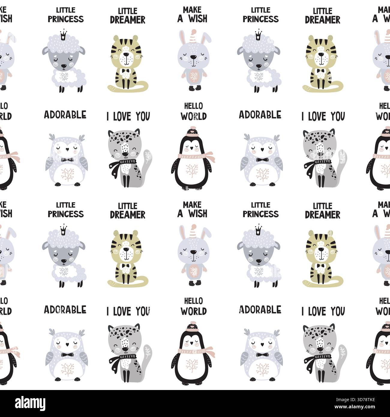 Penguin sleep cute animal Cut Out Stock Images & Pictures - Alamy