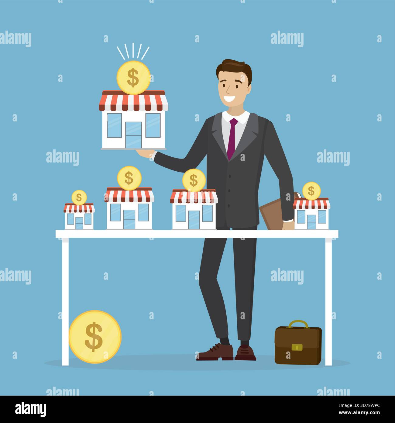 Successful businessman offers and sells successful franchises ...