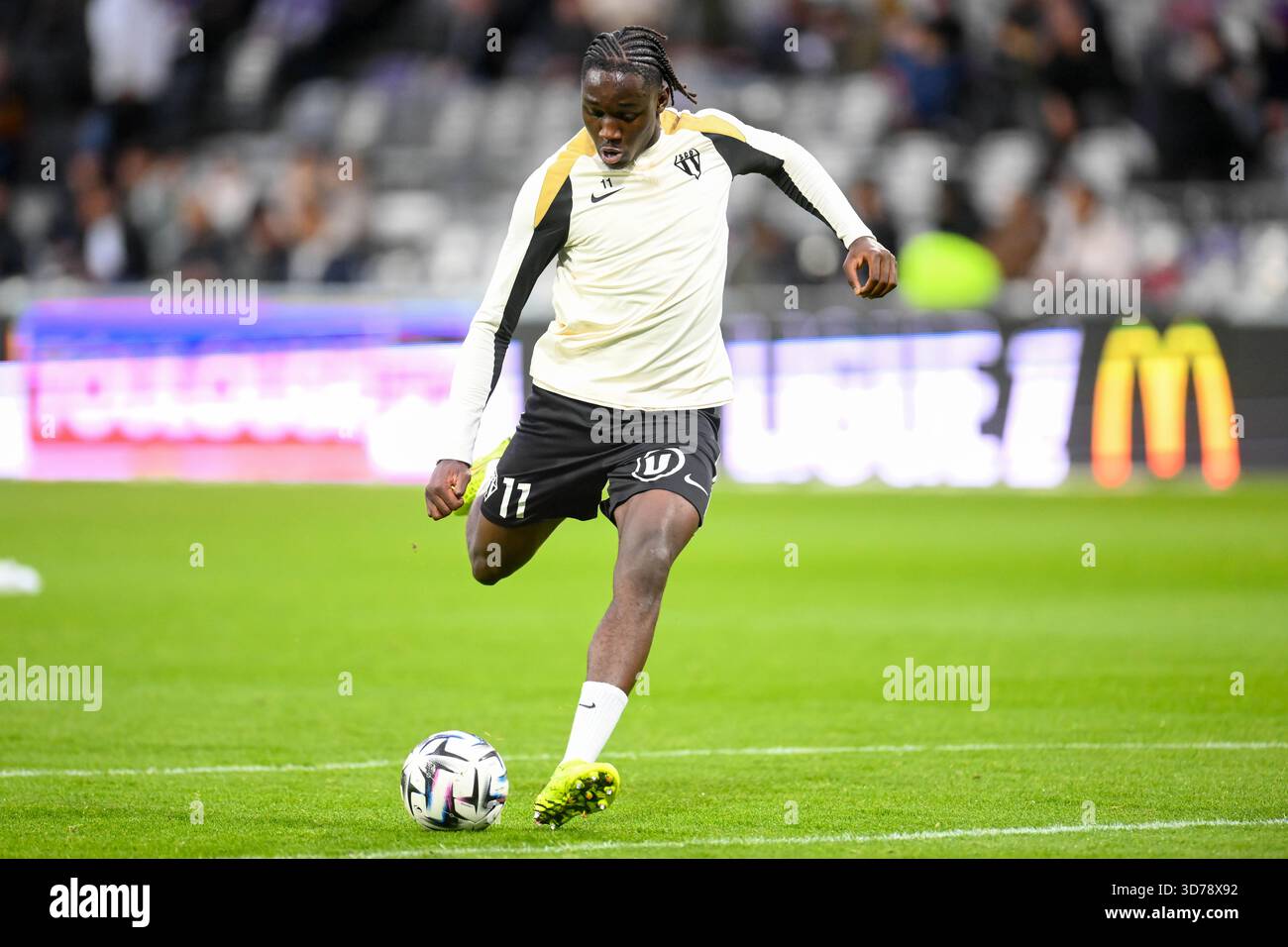 Sidiki Cherif of SCO Angers during the Ligue 1 McDonald's match between ...