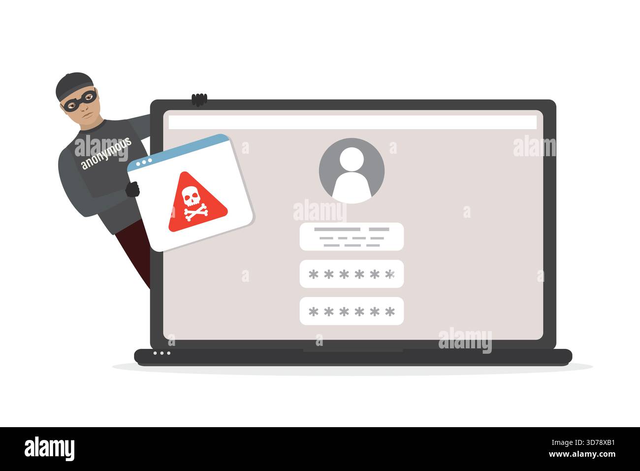 Spam warning message in Cut Out Stock Images & Pictures - Alamy