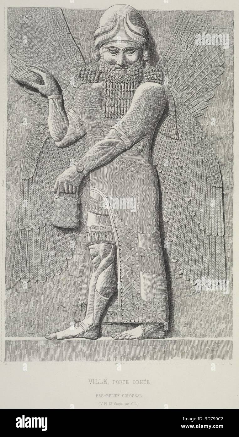 Ville, porte ornée. Bas-relief colossal, 1867 - 1870, Thomas, Félix ...