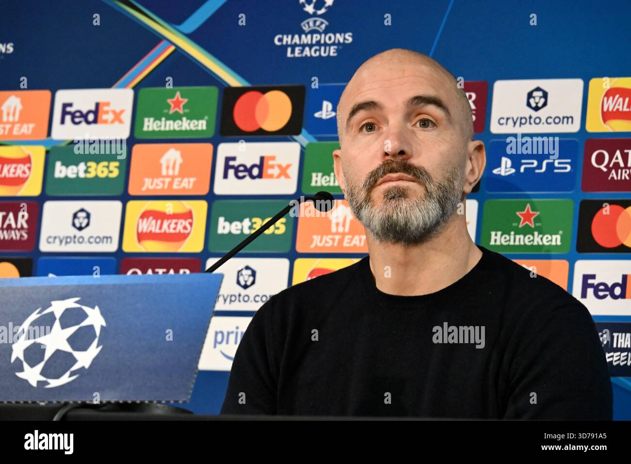 London, UK. Chelsea FC Head Coach Enzo Maresca, spoke to the media ...