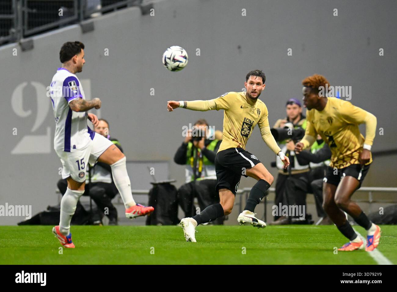 Jordan Lefort of SCO Angers during the Ligue 1 McDonald's match between ...