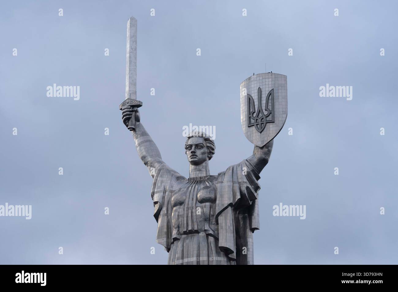 November 24, 2025, Kyiv, Kyiv City, Ukraine: Motherland Monument, also ...