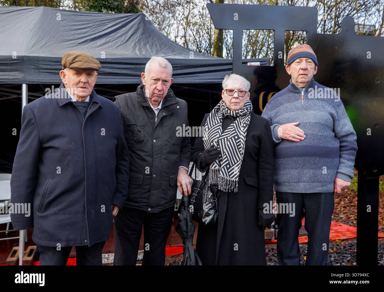 (from left) Victor Preston, who’s father Douglas Gordon Preston, was an ...