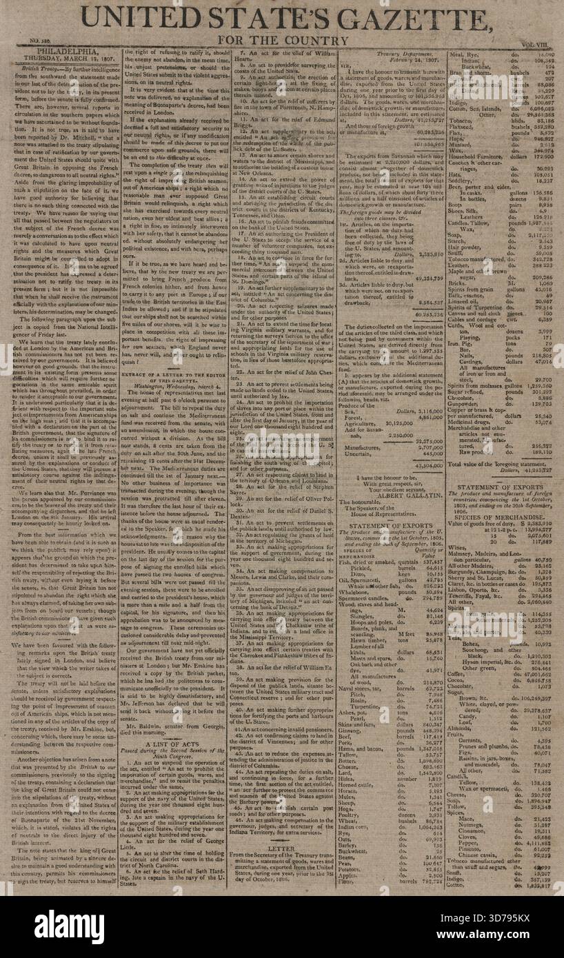 An act to prohibit the importation of slaves into any port or place ...