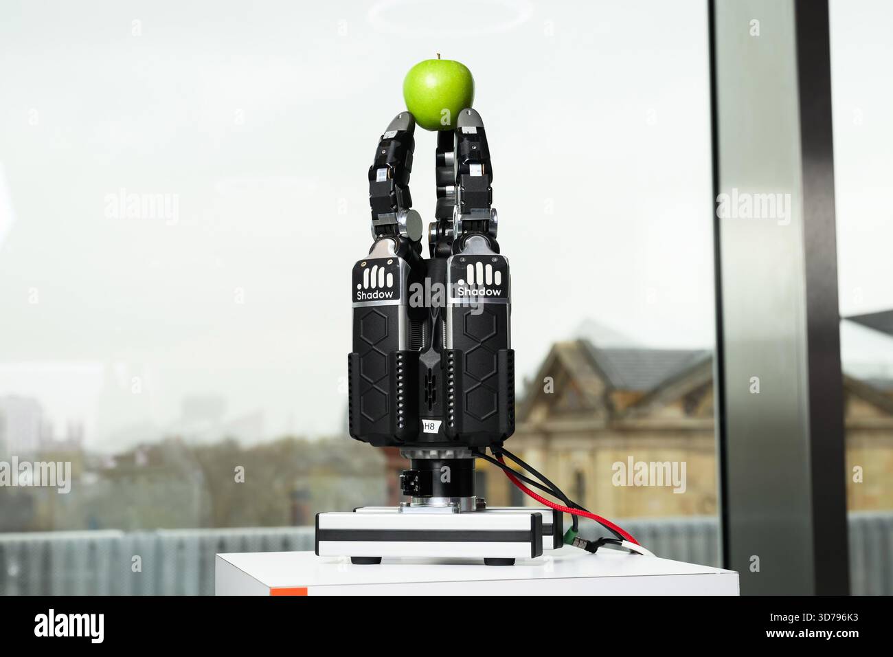 EDITORIAL USE ONLY General view of the DEX-EE robot hand, developed by ...