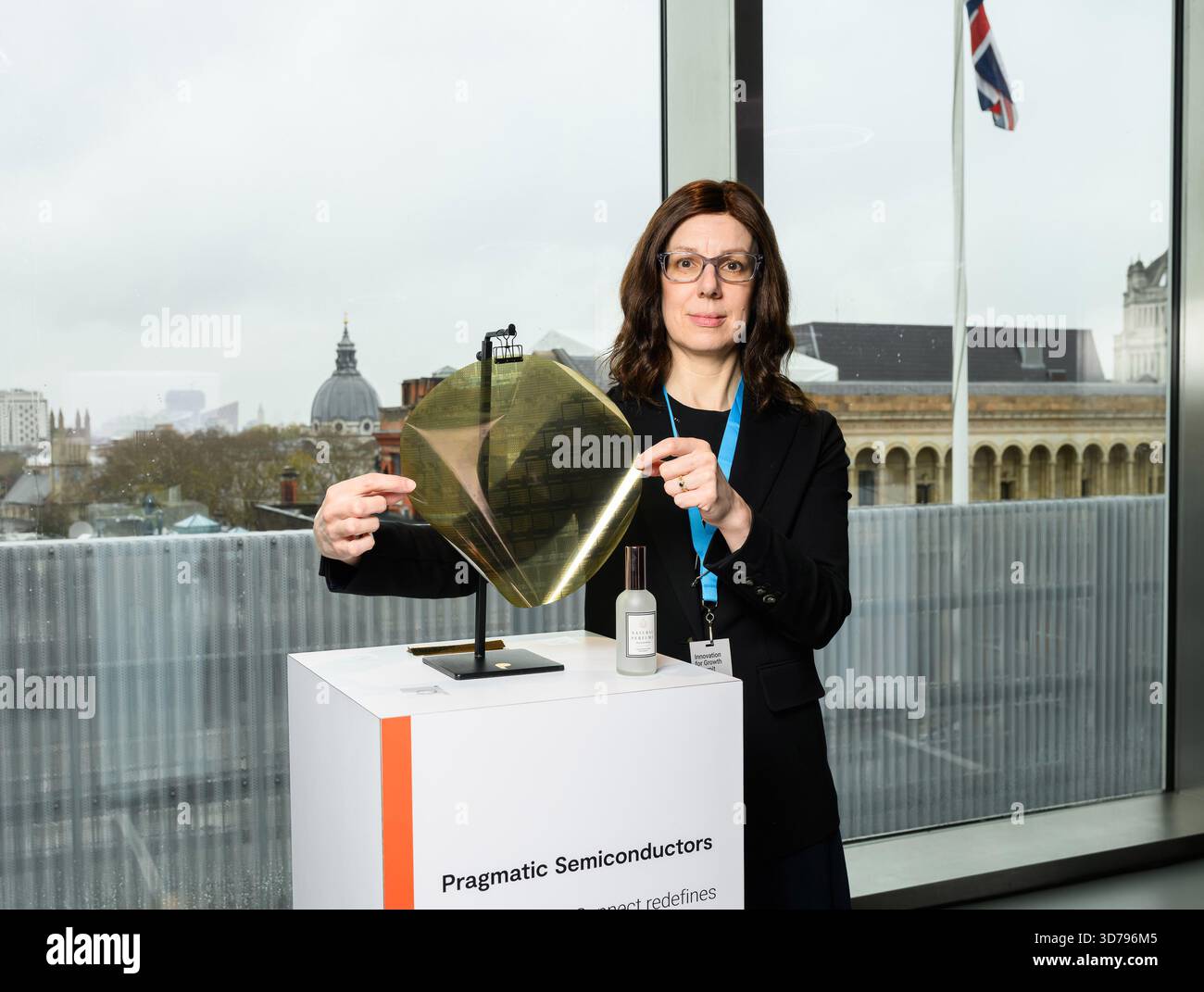 Editorial Use Only Stephanie Kane From Pragmatic Semiconductor Next To
