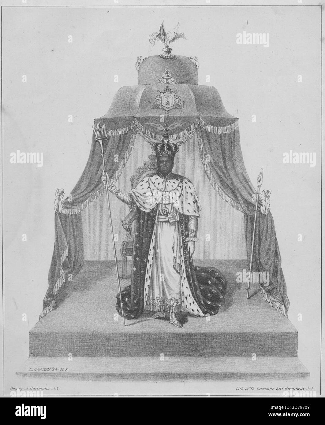 Faustin I, Emperor of Haiti, 1852, by Leopold Grozelier (1830-1865 ...