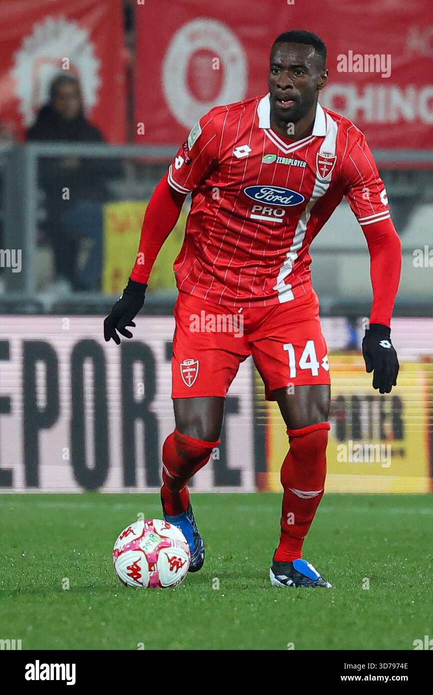 Obiang Pedro during AC Monza vs Cesena FC, Italian soccer Serie B match ...