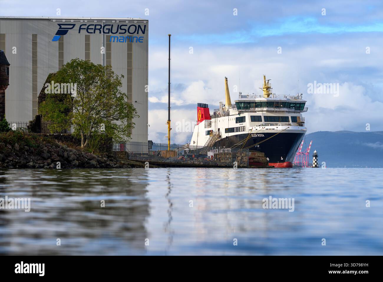 The LNG-powered ferry Glen Rosa under construction for Caledonian ...