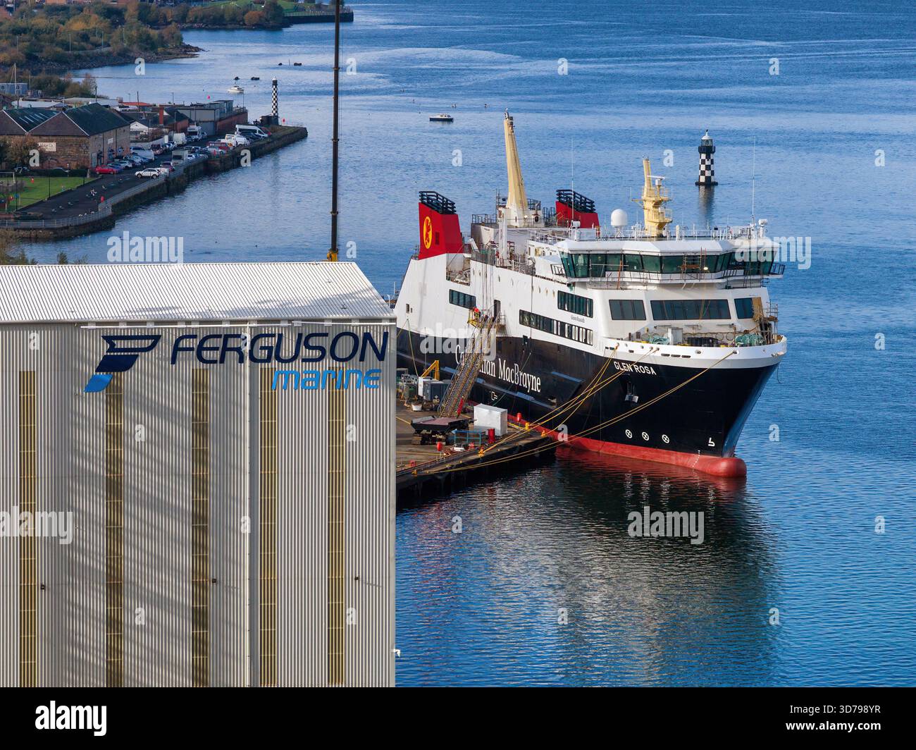 The LNG-powered ferry Glen Rosa under construction for Caledonian ...