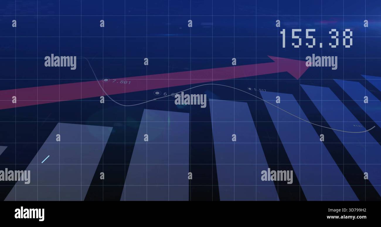 Displaying chart on glossy hi-res stock photography and images - Alamy