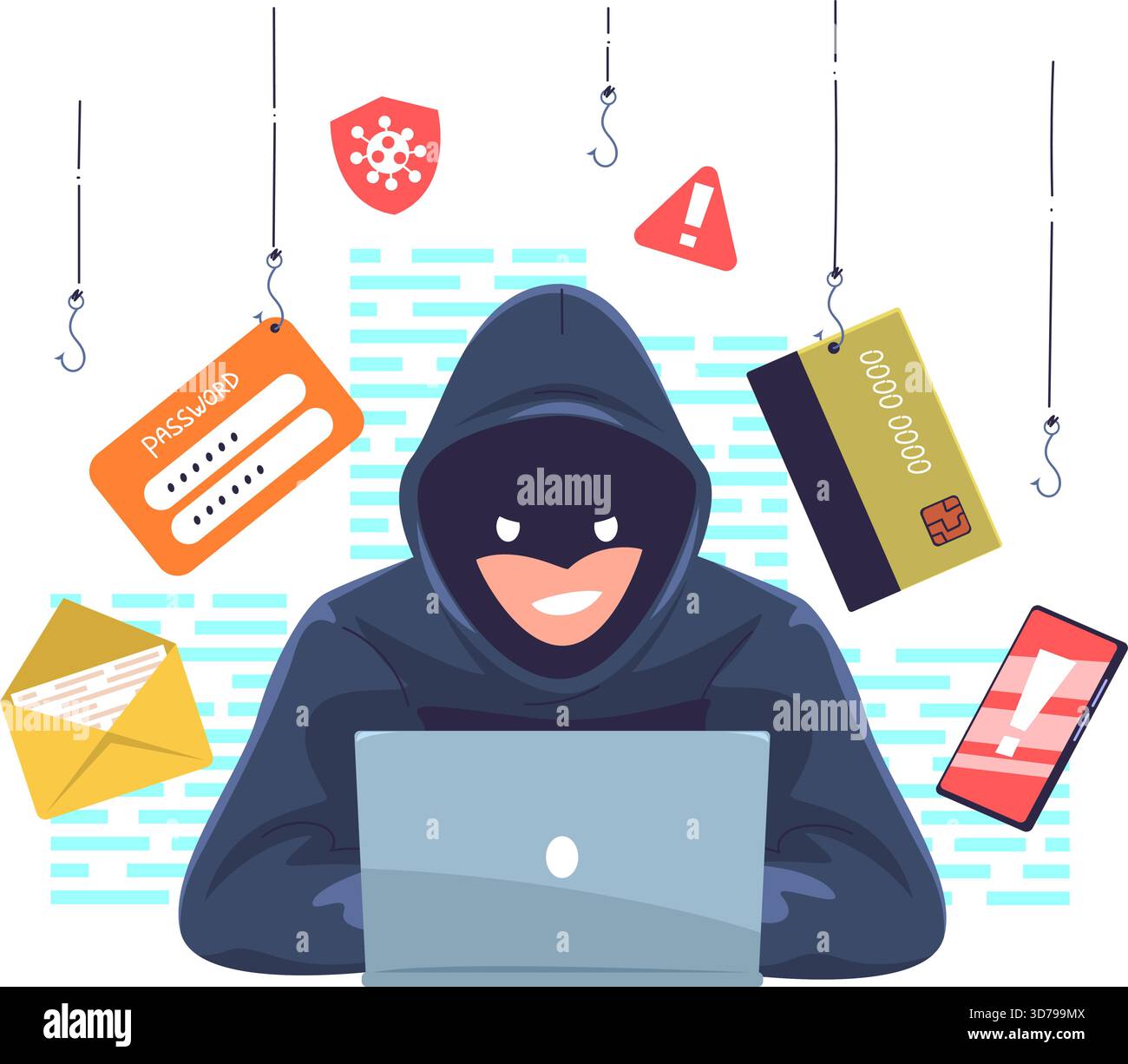 Information security hood Cut Out Stock Images & Pictures - Alamy