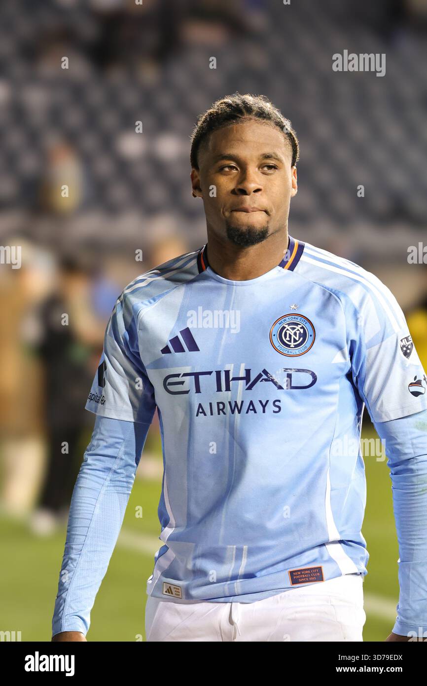 Nov 23, 2025; Chester, Pennsylvania, USA; New York City FC defender ...