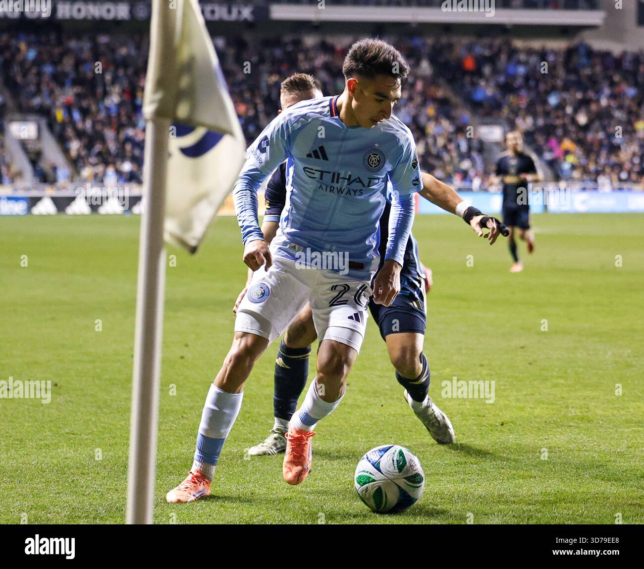 Nov 23, 2025; Chester, Pennsylvania, USA; New York City FC forward ...