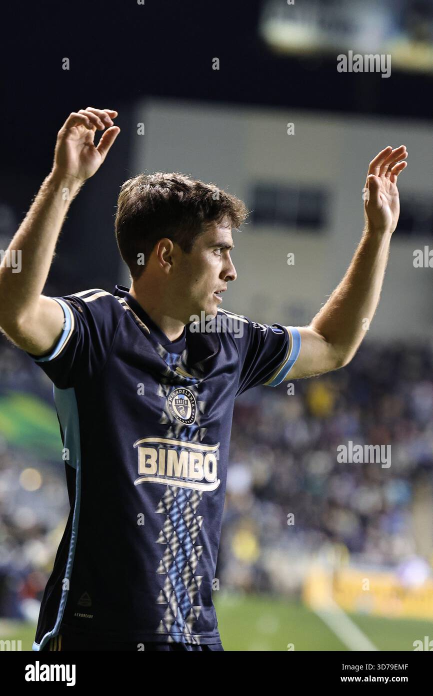 Nov 23, 2025; Chester, Pennsylvania, USA; Philadelphia Union forward ...