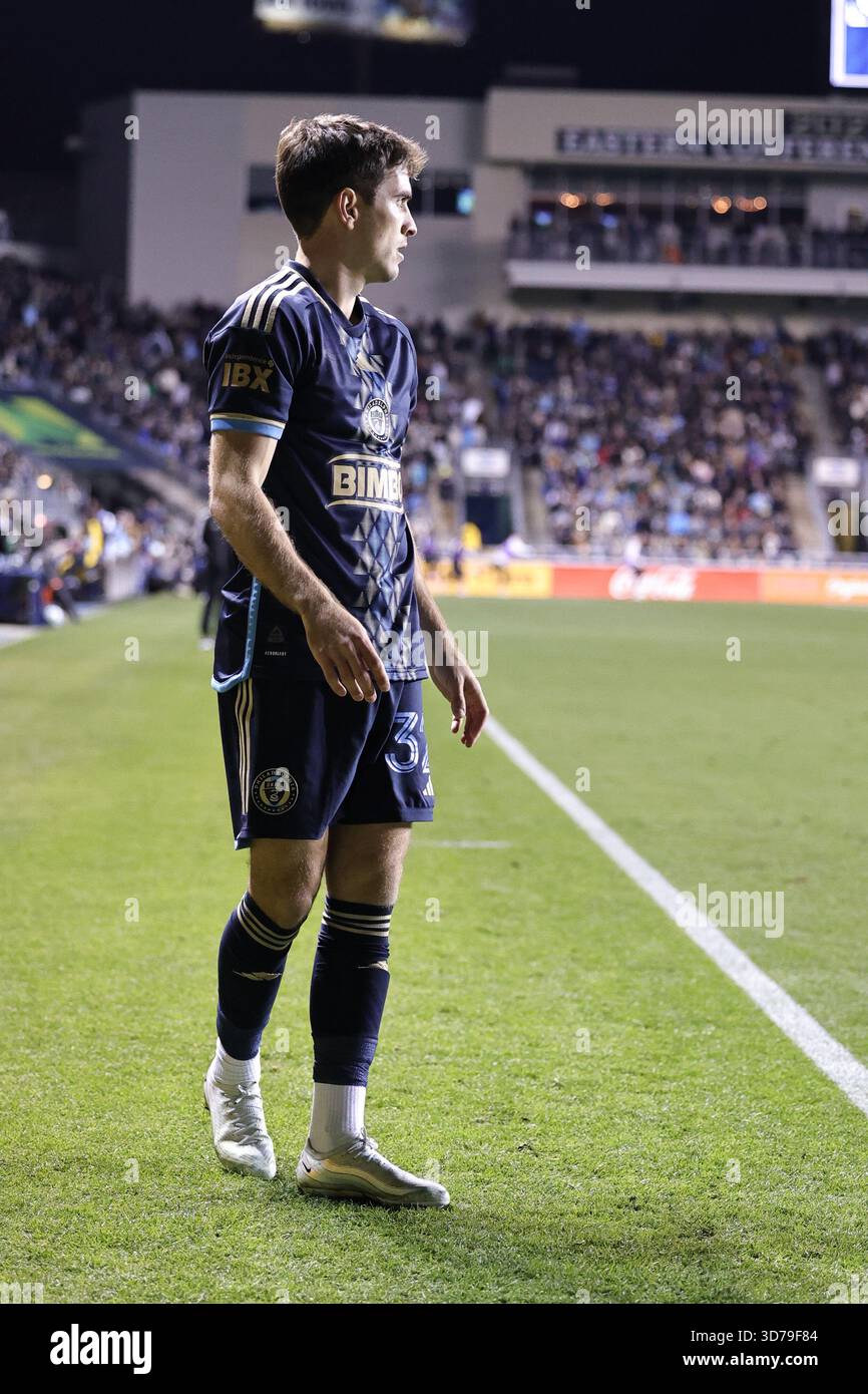 Nov 23, 2025; Chester, Pennsylvania, USA; Philadelphia Union forward ...
